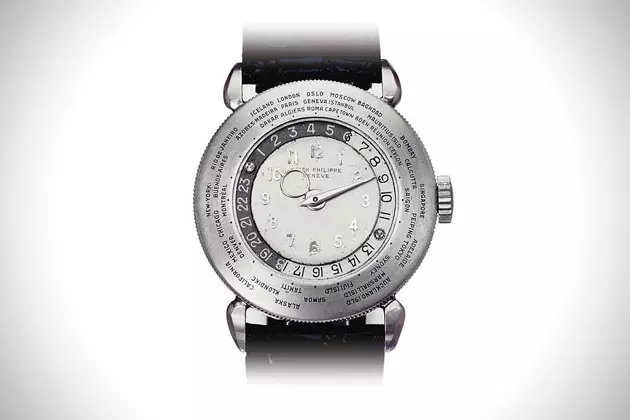 Patek Philippe 1939 Platena Monda Tempo Horloĝo