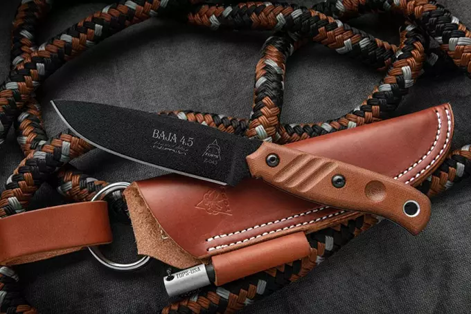 Ножі TOPS Knives Baja 4.5 Reserve Edition з фіксованим лезом 10470_5