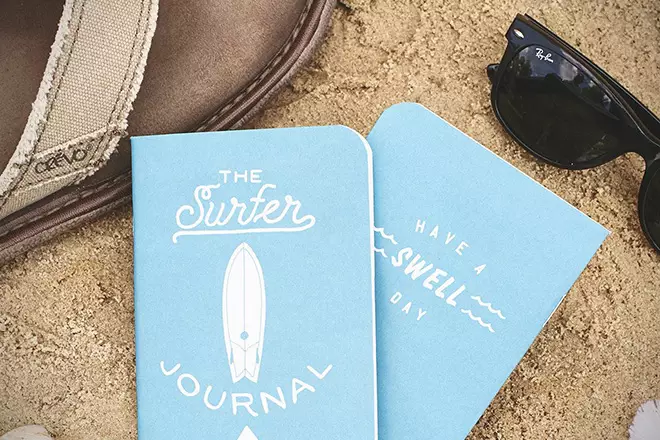 Word Notebooks The Surfer Journal ៣