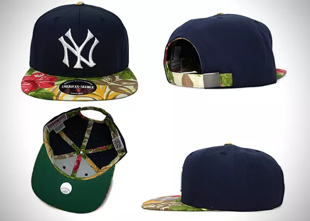 Hawaiian Floral Patterned MLB Hat Collection ni American Needle (1)