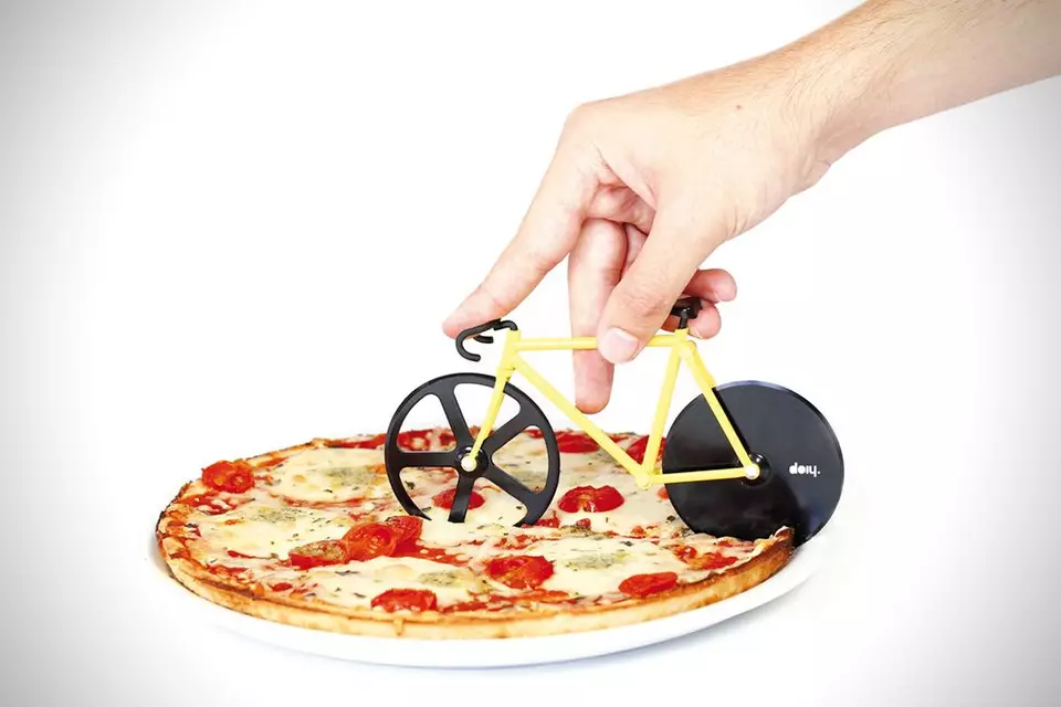 Cortador de pizza de bicicleta Fixie