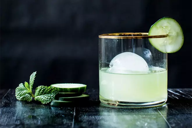 Cucumber Ginger Gin Fizz