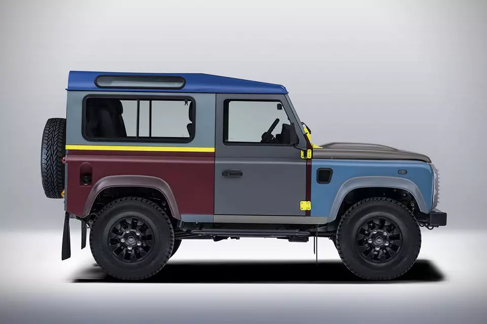 Paul Smith x Amddiffynnwr Land Rover