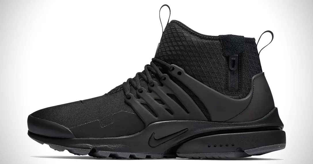 Nike Aer Presto Lár Utility Triple Black