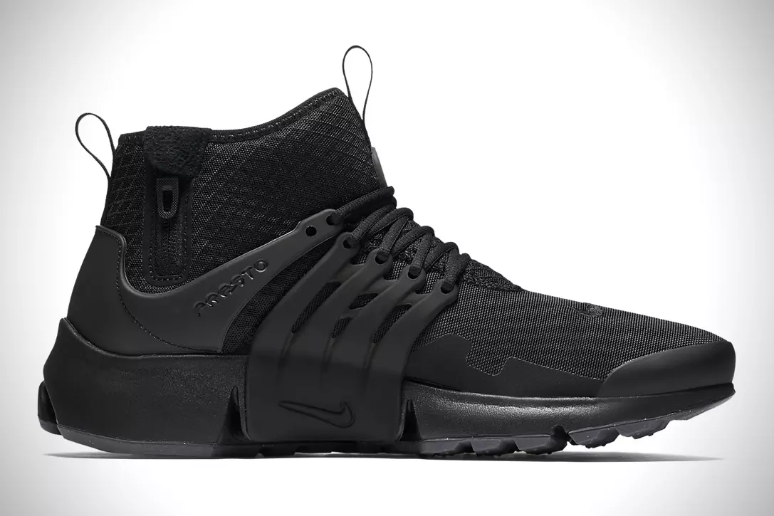 Nike Air Presto Mid Utility Triple Negro 1298_4