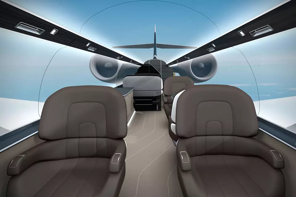 IXION Windowless Jet Concept