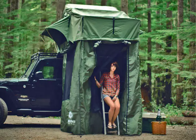 Treeline Green Roof-Top Camping Tents 3