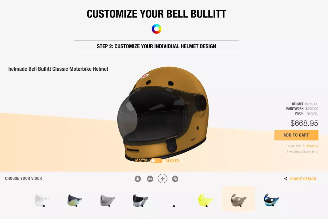 BELL Bullitt Mũ bảo hiểm có thể tùy chỉnh 14149_3