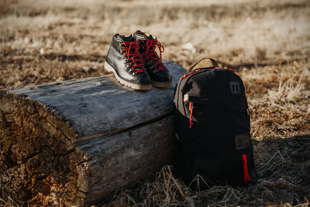 Topo Designs X Danner Mountain Light Boot At Daypack