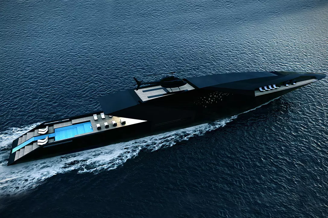 Superyacht Black Swan oleh Timur Bozca