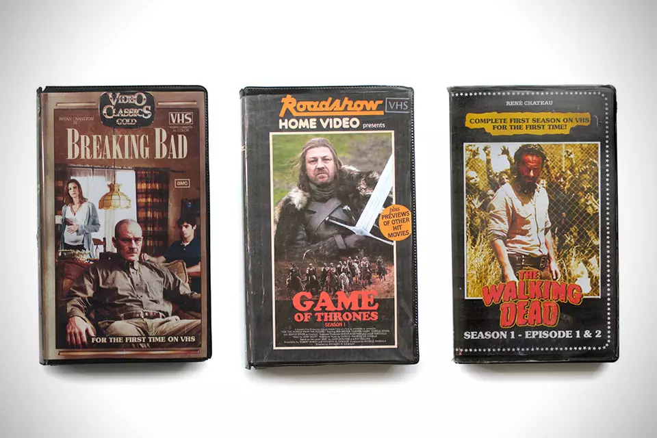 Sampul VHS Untuk Filem dan Rancangan Moden