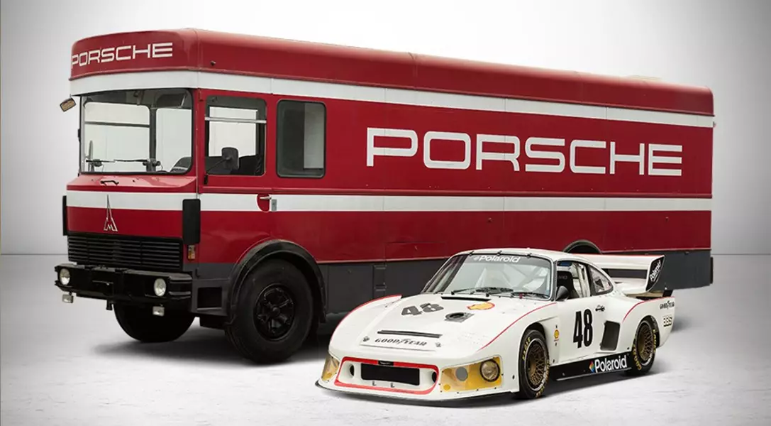 වෙන්දේසි කොටස: 1977 Porsche 935 & Transporter