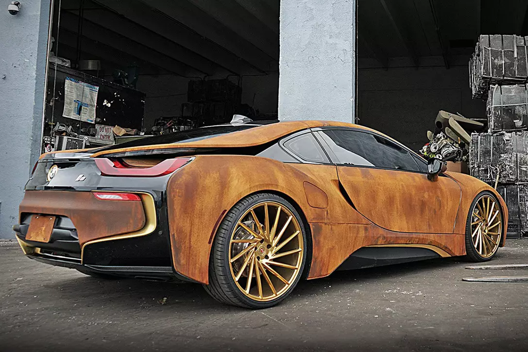 الصدأ ملفوفة BMW i8 بواسطة MetroWrapz 6