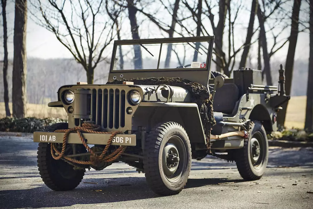 Bloc Arwerthiant: 1943 Willys Jeep With Trailer