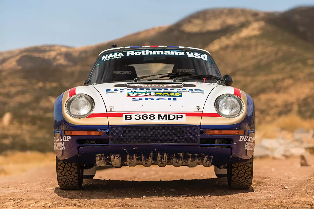 Kizuizi cha Mnada: 1985 Porsche 959 Paris-Dakar Rally Car 15075_1