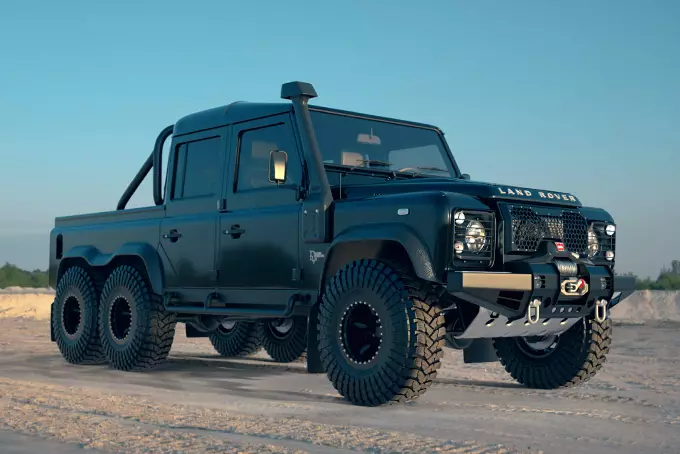 Land Rover Defender 6x6 'Proyék Hideung Mamba' Ku Klasik Overland 15362_1