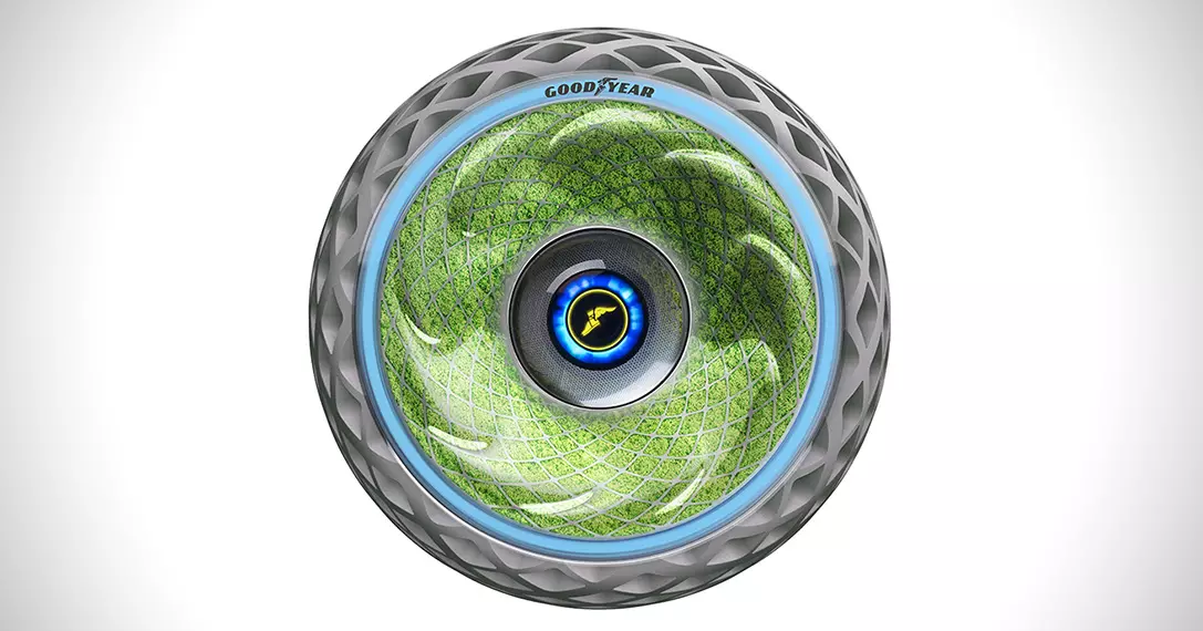 Concepte de pneumàtics positius amb carboni d'oxigen Goodyear