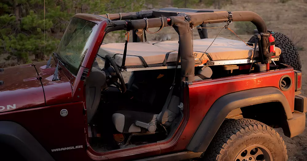 Piattaforma Oryx Jeep Wrangler Sleep System