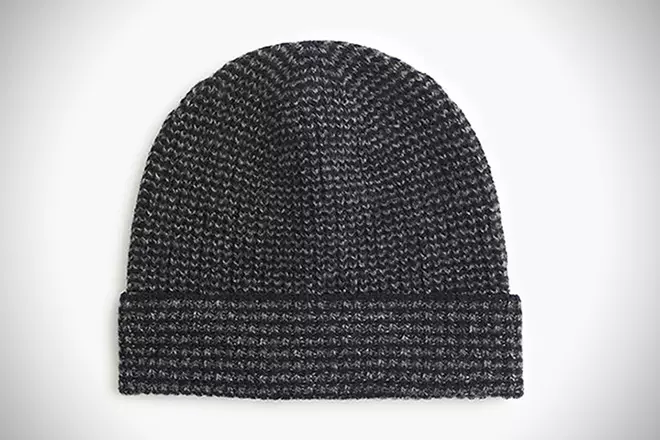 J. Crew Lambswool Marled Striped Hat