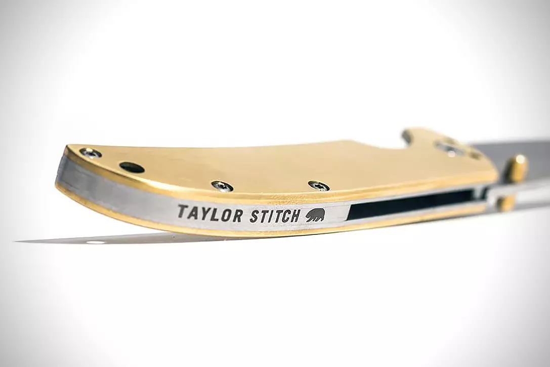 Taylor Stitch Brass Drop Point Knife 16302_4