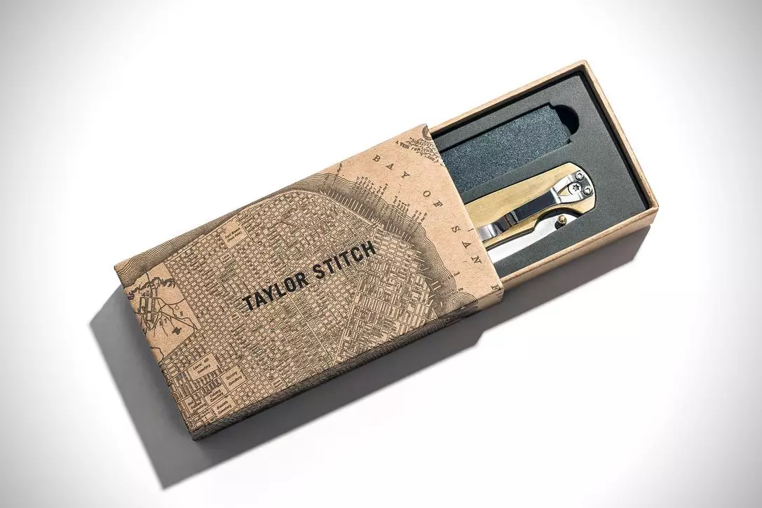 Taylor Stitch Brass Drop Point Knife 16302_5