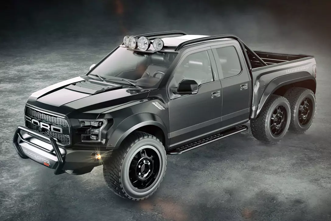 Hennessey VelociRaptor 6x6 ២