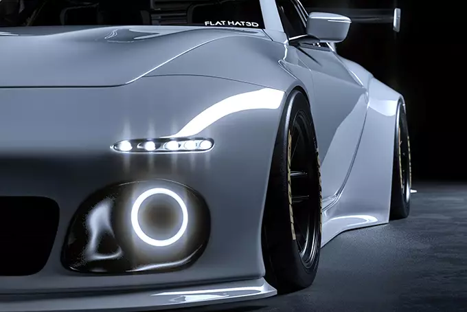 Nissan Z Proto Slantnose By FLAT HAT 3D Studio 16713_1