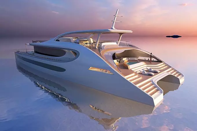 Catamarán onírico de Rossinavi x Zaha Hadid Architects 167_1