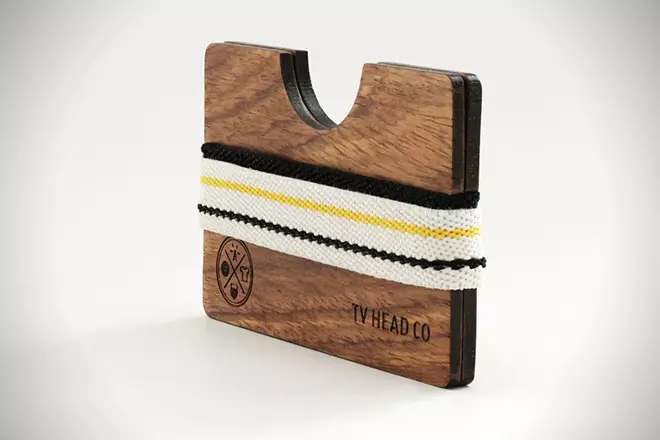 TV Head Co. Minimalist Wooden Wallet