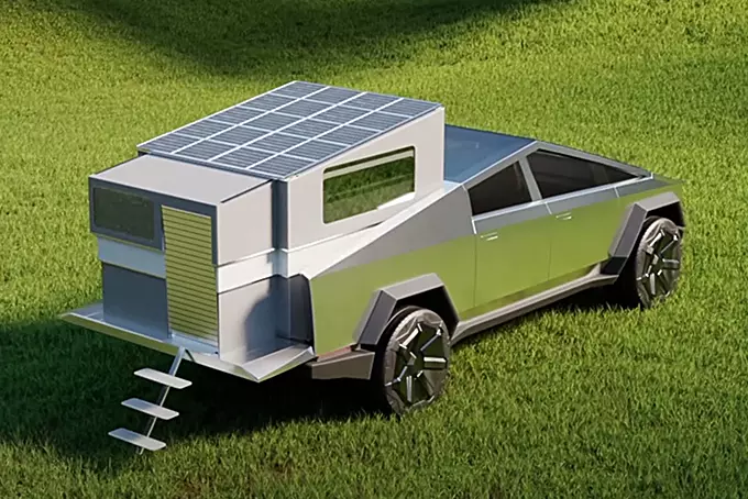 CyberLandr Tesla Cybertruck Camper 18169_3