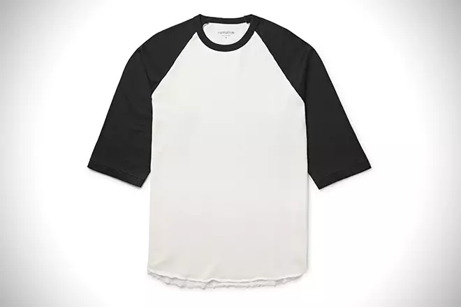 I-NONNATIVE Dweller Two Tone Jersey T Shirt