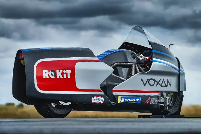 Elektrický Landspeed Record Motocykl Voxan Wattman 18538_1