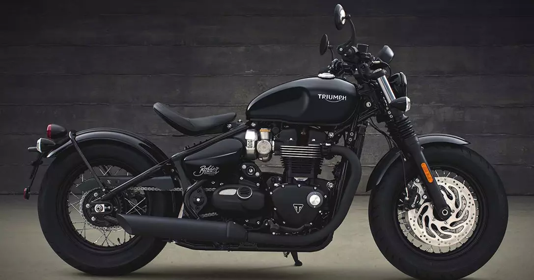 2018 Triumph Bonneville Bobber Black