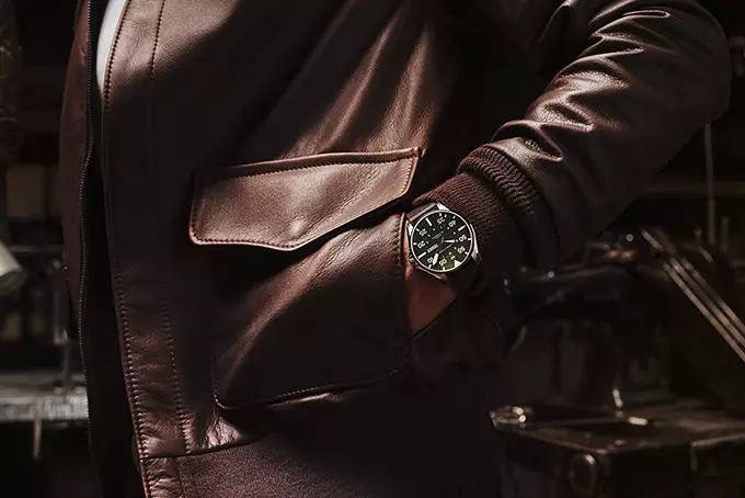 Schott NYC x Hamilton Khaki Pilot Watch 18970_5