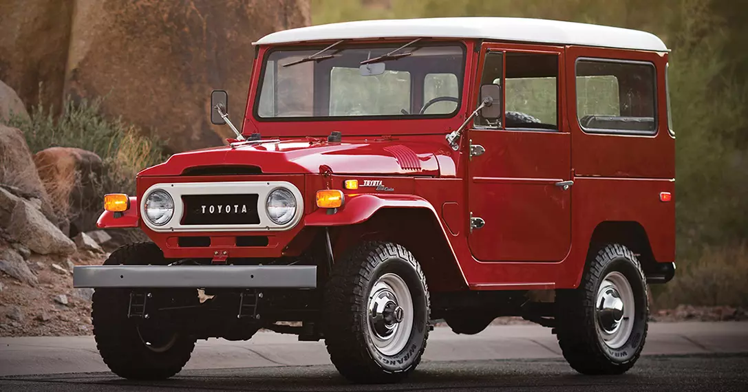 Aukční blok: 1970 Toyota FJ40 Land Cruiser