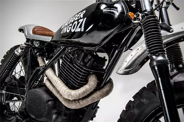 Honda XL500 Swart Gevaar de Los Muertos Motorcycles 4