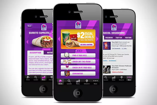 Taco Bell mobil beställningsapp 1