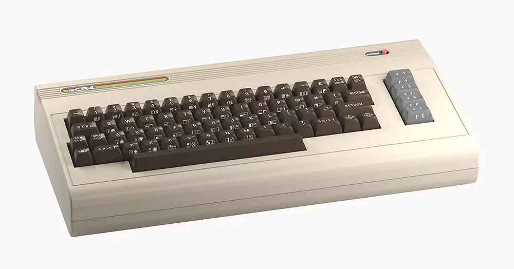Retro тоглоомуудын C64 бичил компьютер