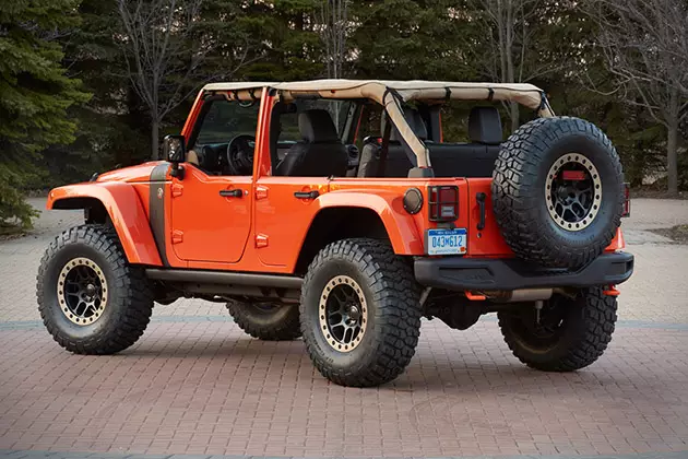 Jeep Wrangler MOJO არის შემუშავებული ექვსი კონცეფციის ავტომობილიდან ერთ-ერთი