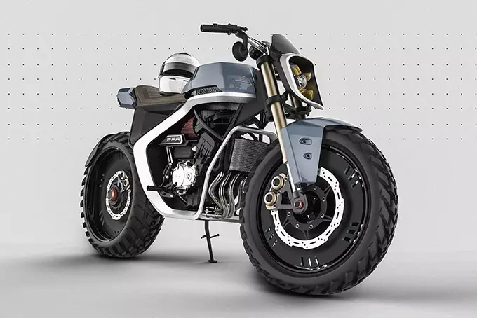 Concept Honda «Scrambler Revival» του Leo Porfirio 20644_2