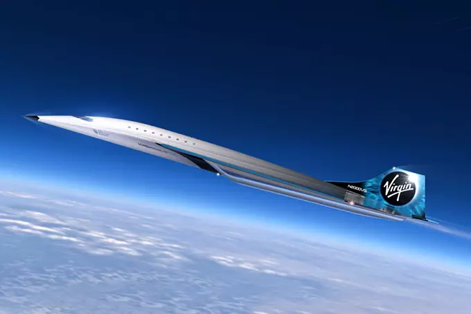 Avion me shpejtësi të lartë Virgin Galactic 'Mach 3' 21053_1