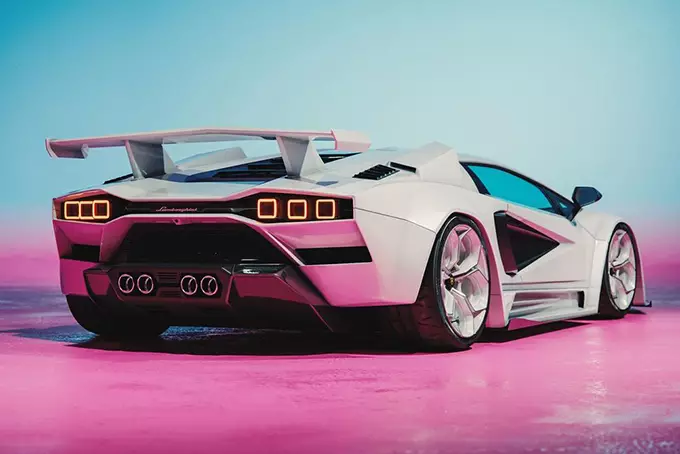 2022 Lamborghini Countach Redux yolembedwa ndi Khyzyl Saleem 21251_2