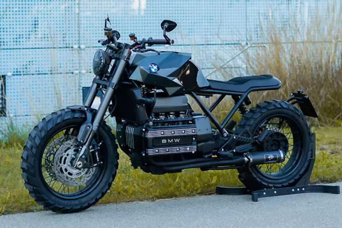 1986 BMW K100 'نایټ کرالر' د کرکیډ موټرسایکلونو لخوا 21280_1