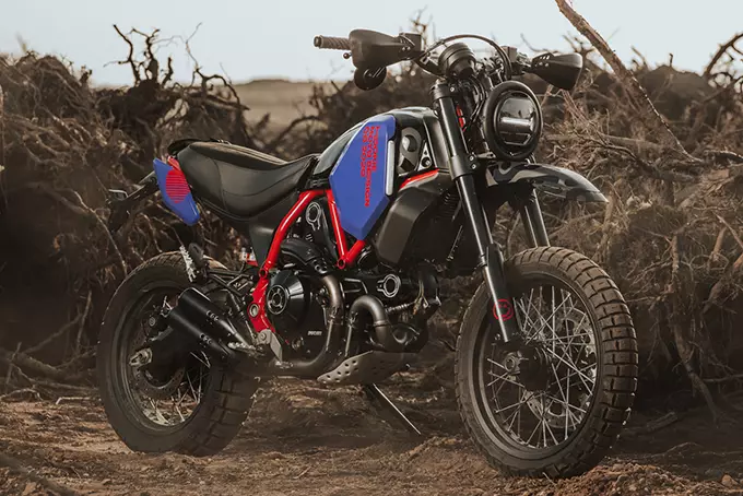 Камплект Scrambler Ducati Desert Sled ‘Scorpion’ ад Hookie Co. 21920_1