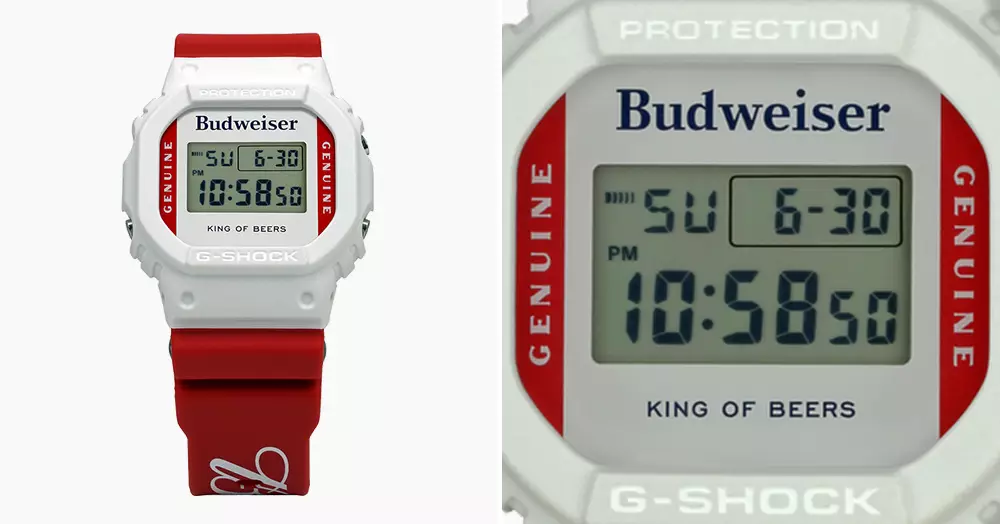 Jam Tangan G-Shock x Budweiser DW5600BUD20