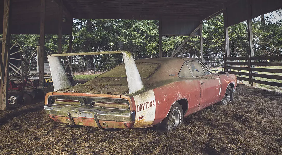 Kūts atradums: 1969. gada Dodge Daytona lādētājs