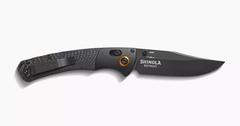 Shinola x Benchmade ကောက်မြစ်ဓား