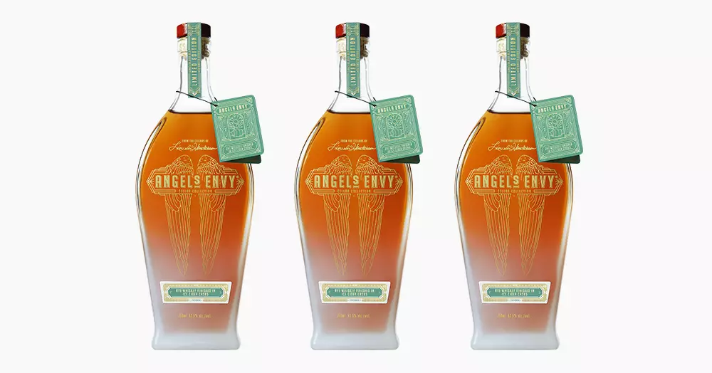 Angel's Envy Rye Whisky jeges almaboros hordókban készült