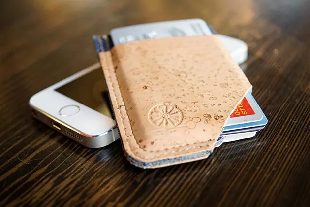 The SLIDE Cork Wallet by Stitch and Locke 3
