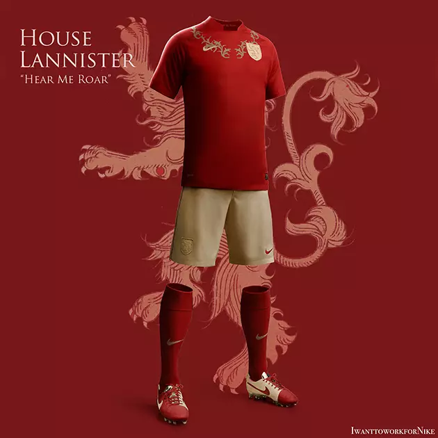 أطقم كأس العالم من Game of Thrones Nike 7